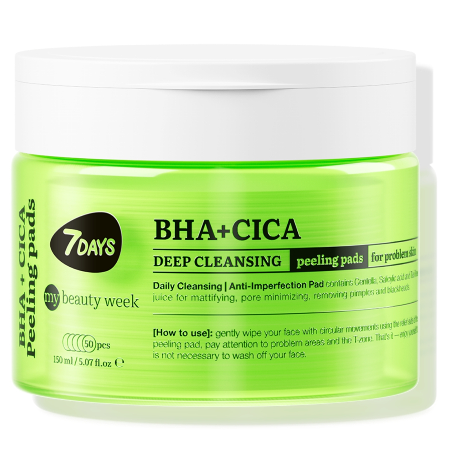 7DAYS MY BEAUTY WEEK DEEP CLEANSING PEELING PADS 50PCS 150ml – Ultra Panama