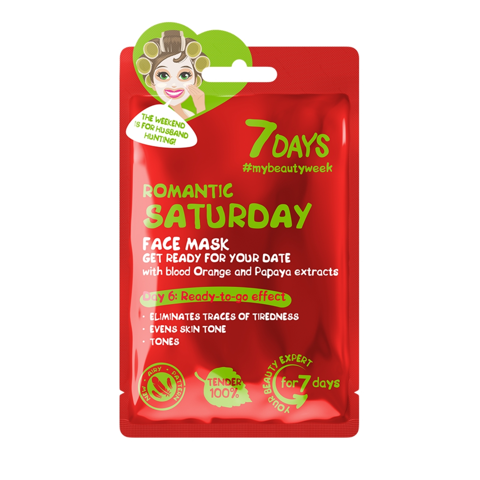 7DAYS ROMANTIC SATURDAY FACE MASK 28g – Ultra Panama