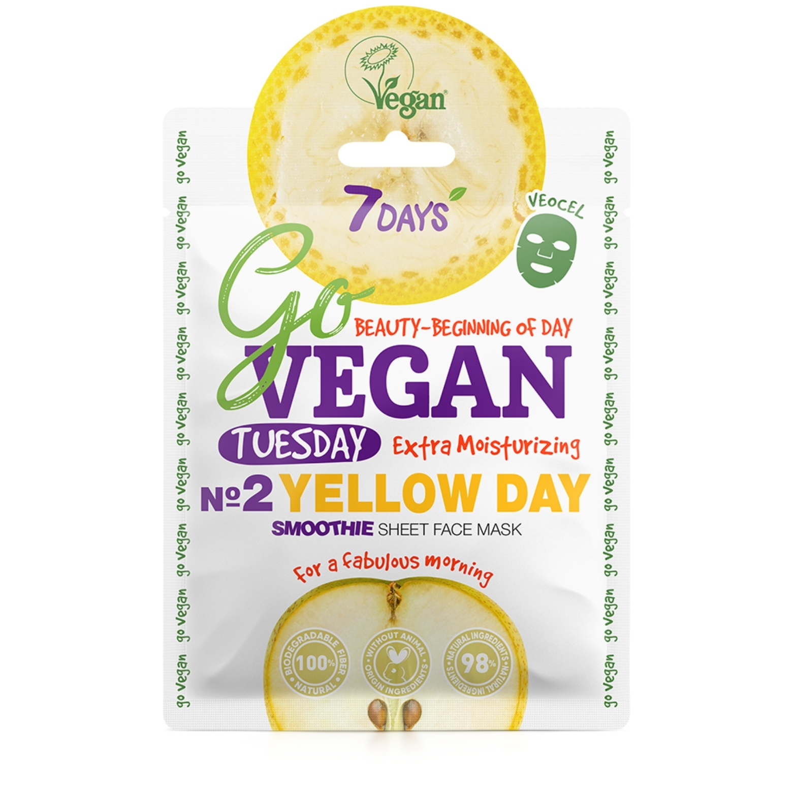 7DAYS SMOOTHIE SHEET FACE MASK TUESDAY 25g – Ultra Panama