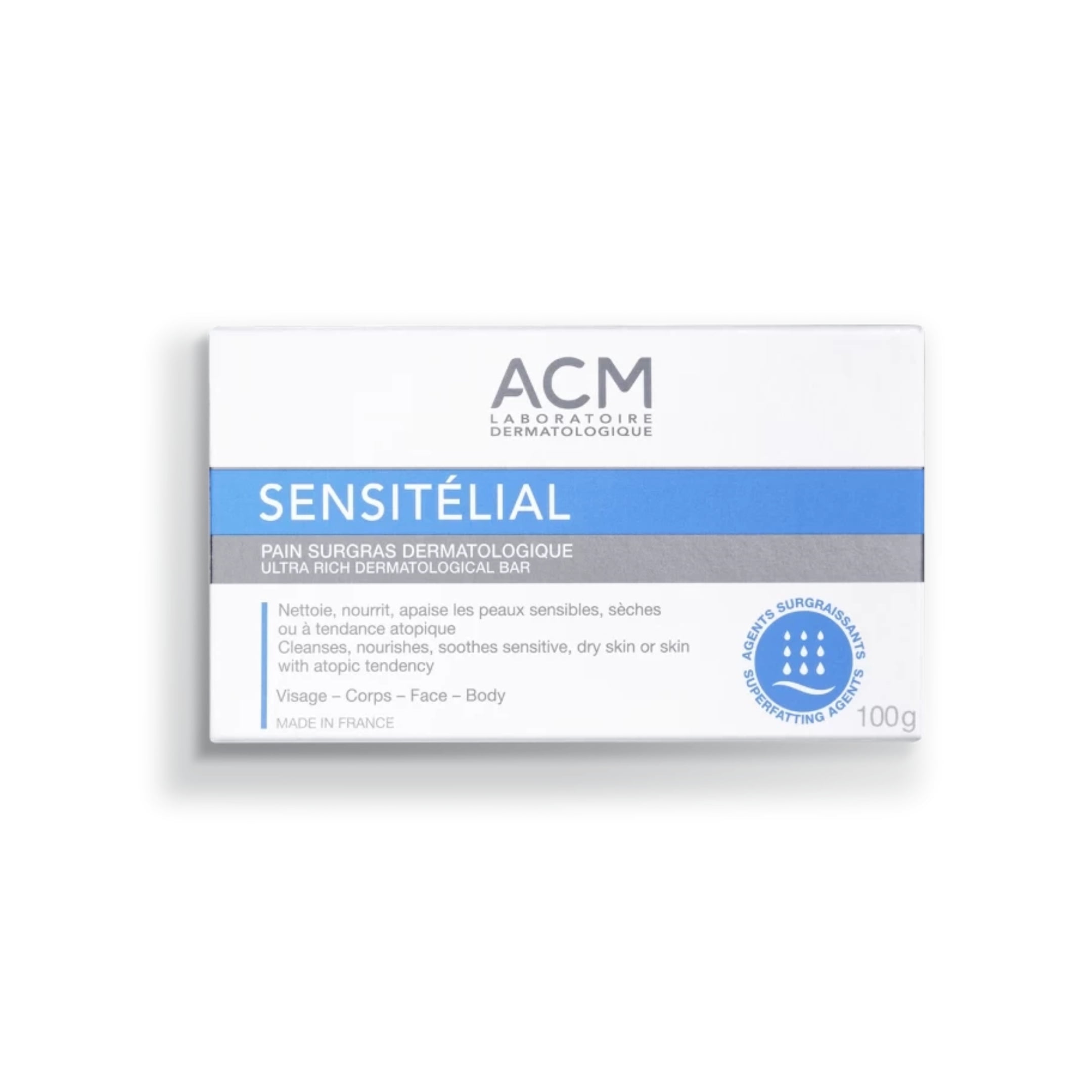 ACM LAB SENSITÉLIAL ULTRA RICH DERMATOLOGICAL BAR 100g – Ultra Panama