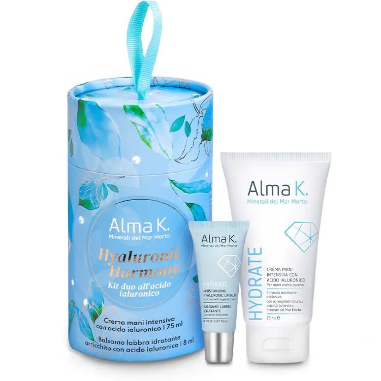 ALMA K HYALURONIC HARMONY DUO KIT HAND CREAM 75ml/LIP BALM 8ml – Ultra ...