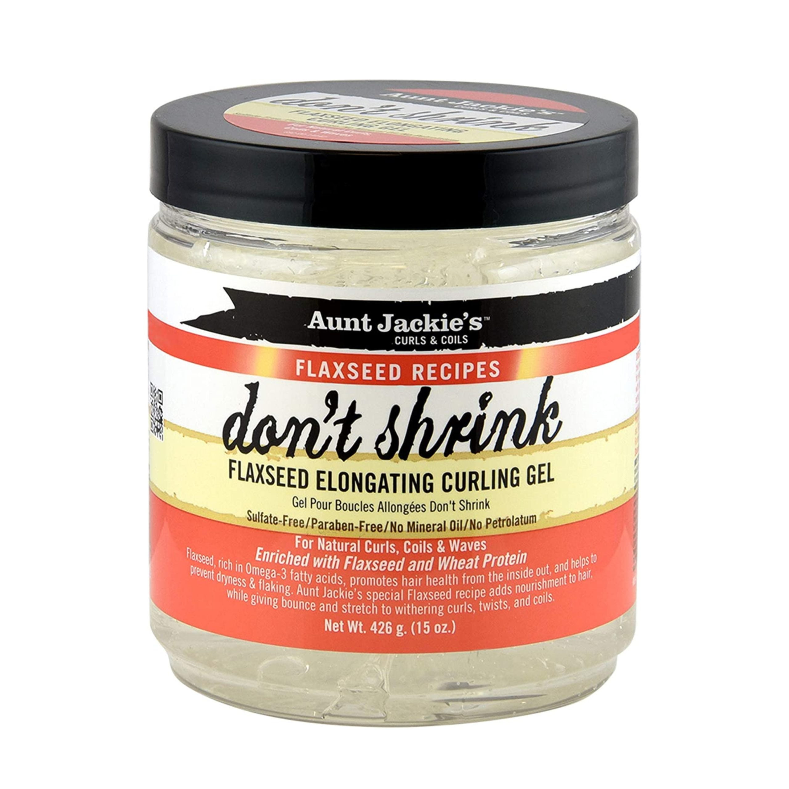 AUNT JACKIE’S DON’T SHRINK FLAXSEED ELONGATING CURLING GEL 426g – Ultra ...