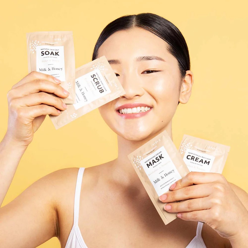 AVRY BEAUTY 4 STEP PEDI KIT – MILK & HONEY AB115MKHN – Ultra Panama