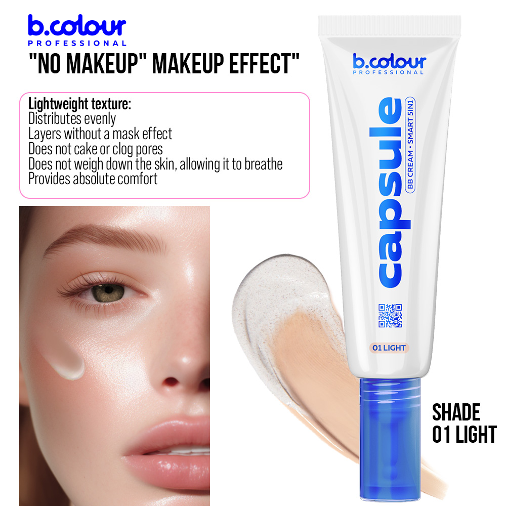 B.COLOUR CAPSULE PRO PRO ANTI-IMPERFECTION BB CREAM 5IN1 01 LIGHT 35ml ...