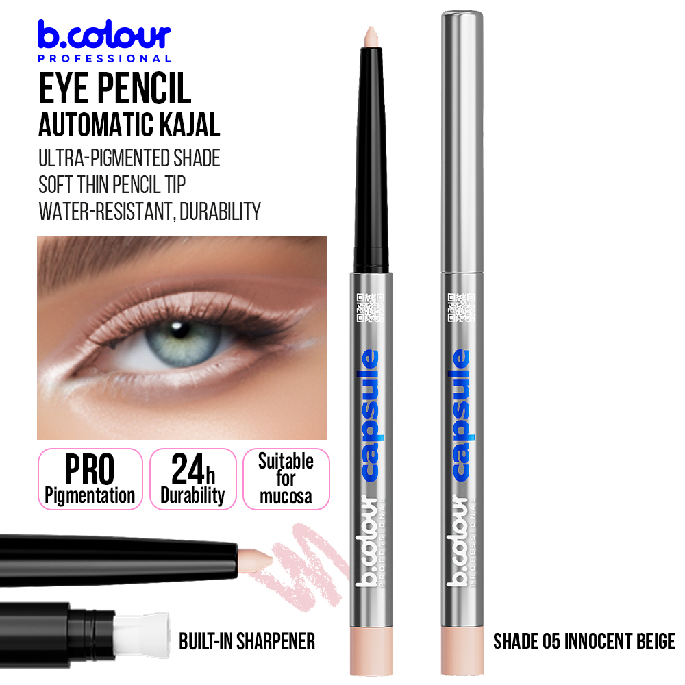 B.COLOUR CAPSULE PRO PRO AUTOMATIC KAJAL EYE PENCIL 05 INNOCENT BEIGE 0 ...