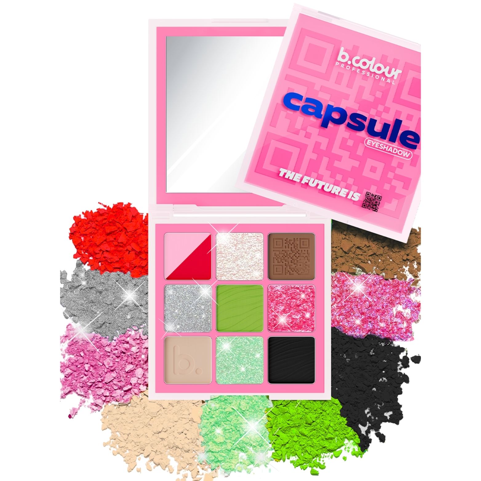 B.COLOUR CAPSULE PRO PRO EYESHADOW PALETTE 04 TOMORROWLAND 9X1g – Ultra ...