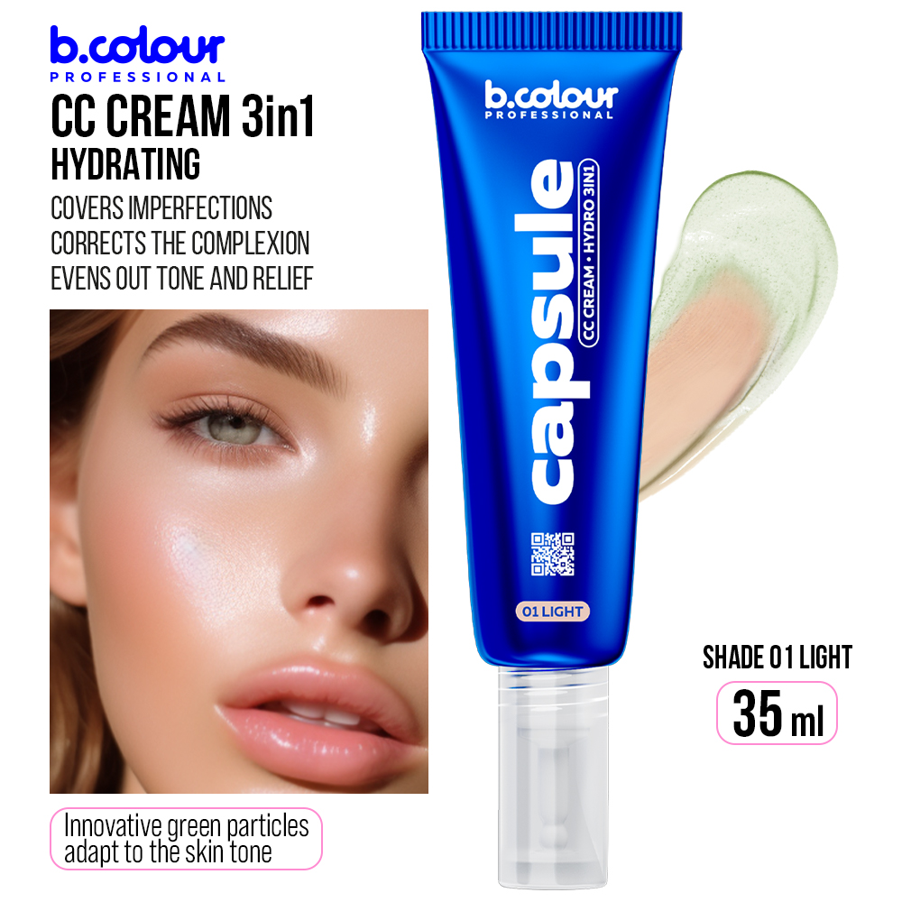 B.COLOUR CAPSULE PRO PRO HYDRATING CC CREAM 3 IN 1 01 LIGHT 35ml – Ultra Panama