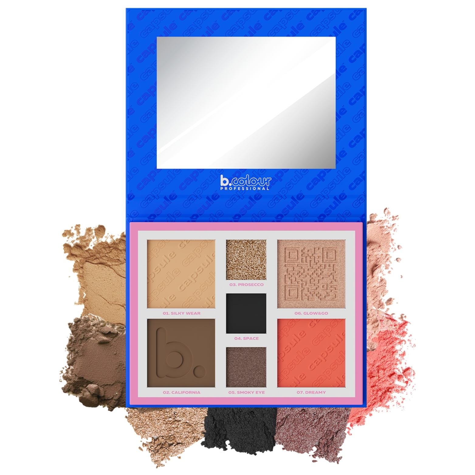 B.COLOUR CAPSULE PRO PROCOUNTURING FACE & EYE PALETTE 01 SECRET WEAPON ...