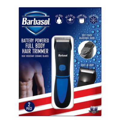 BARBASOL BATTERY POWERED FULL BODY HAIR TRIMMER CBT1-8002-BAT – Ultra ...