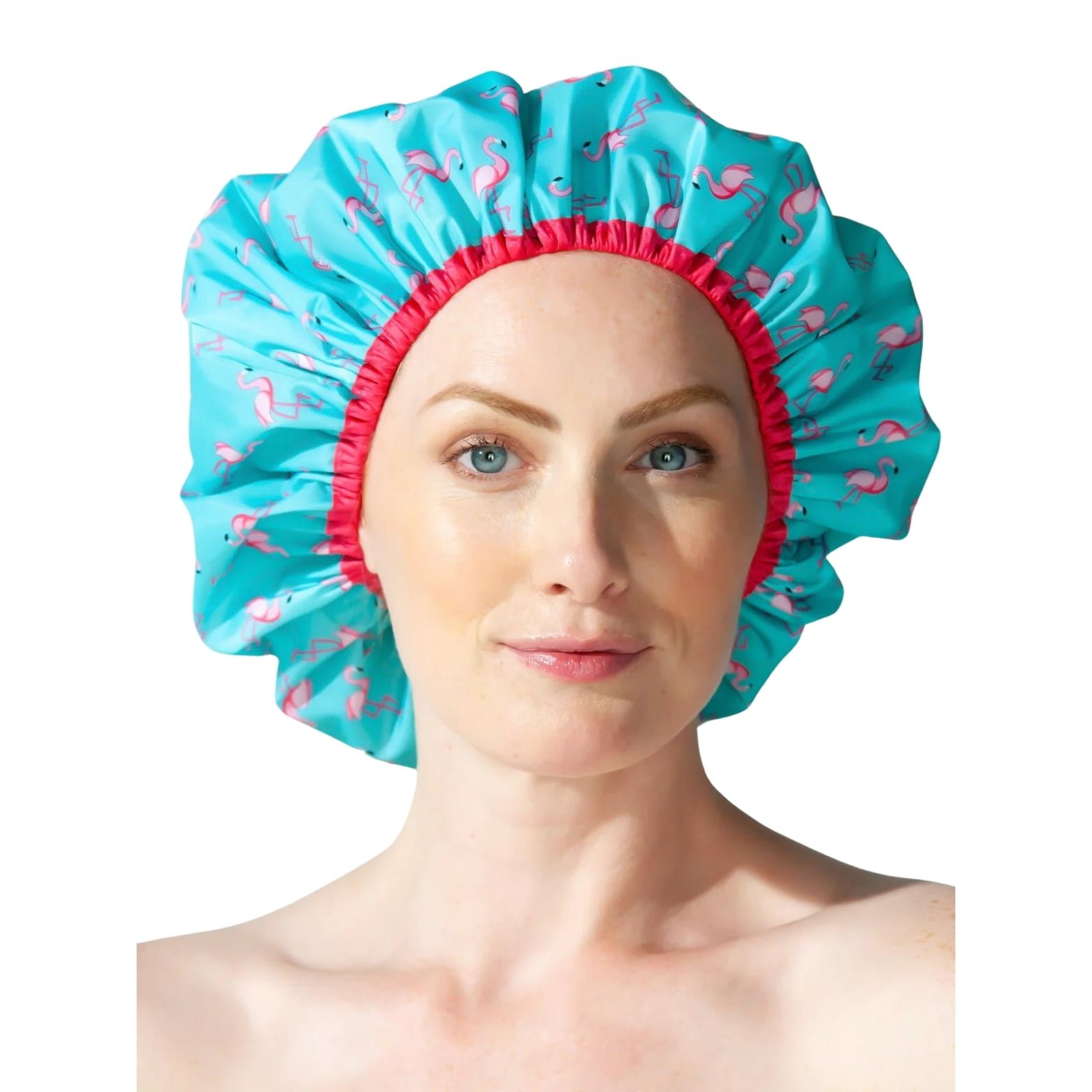 BETTY DAIN Flamingos Party Shower Cap 5233 – Ultra Panama
