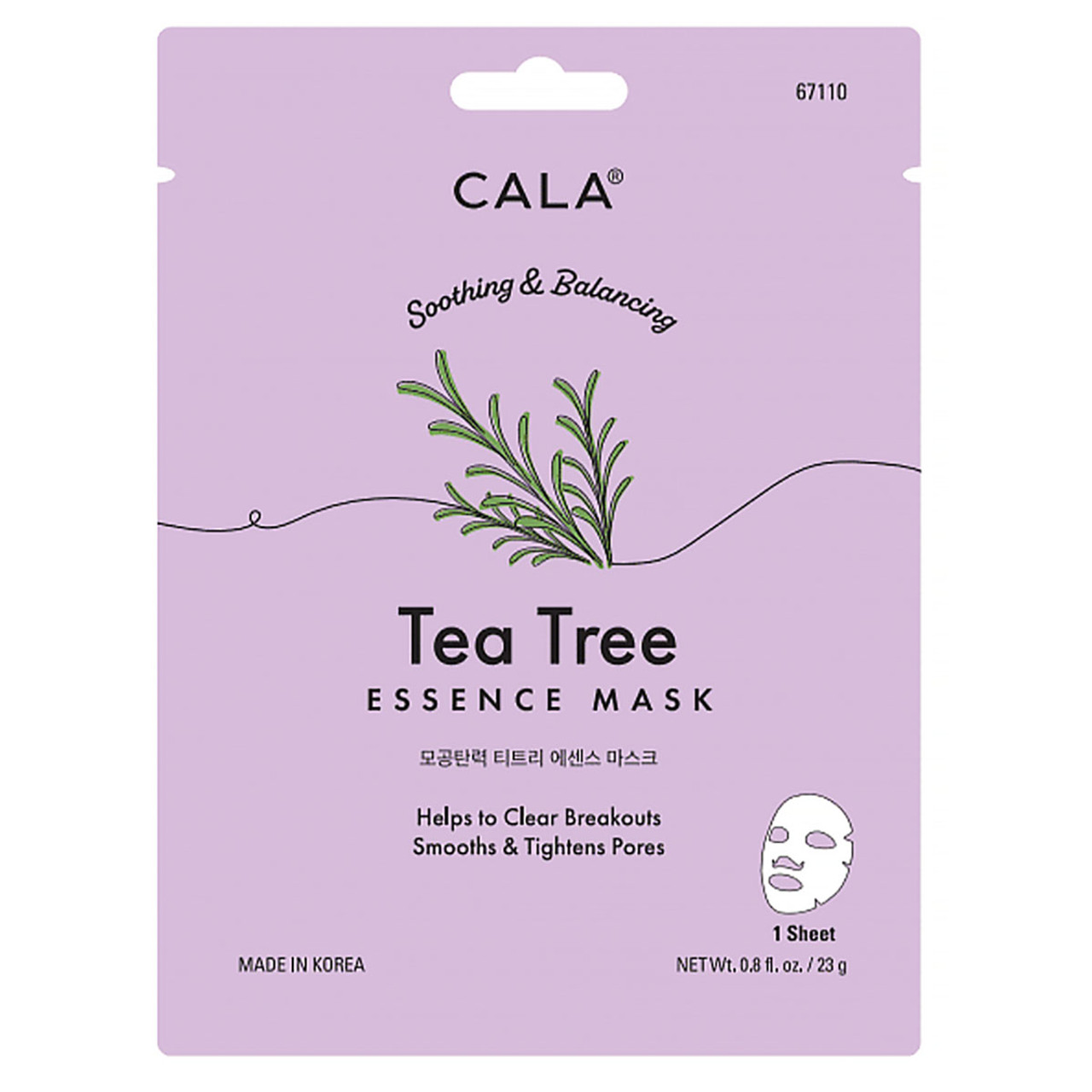 CALA CALMING TEA TREE ESSENCE MASK 5 SHEETS 67110 – Ultra Panama