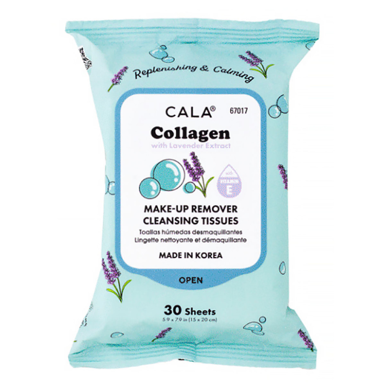 CALA COLLAGEN MAKE UP REMOVER CLEANSING TISSUES 30 SHEETS 67017 – Ultra ...