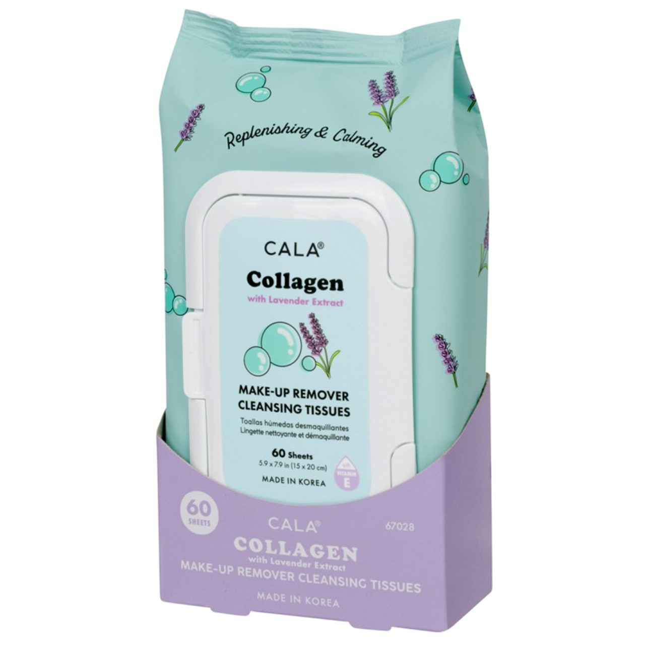 CALA COLLAGEN MAKE UP REMOVER CLEANSING TISSUES 60 SHEETS 67028 – Ultra ...