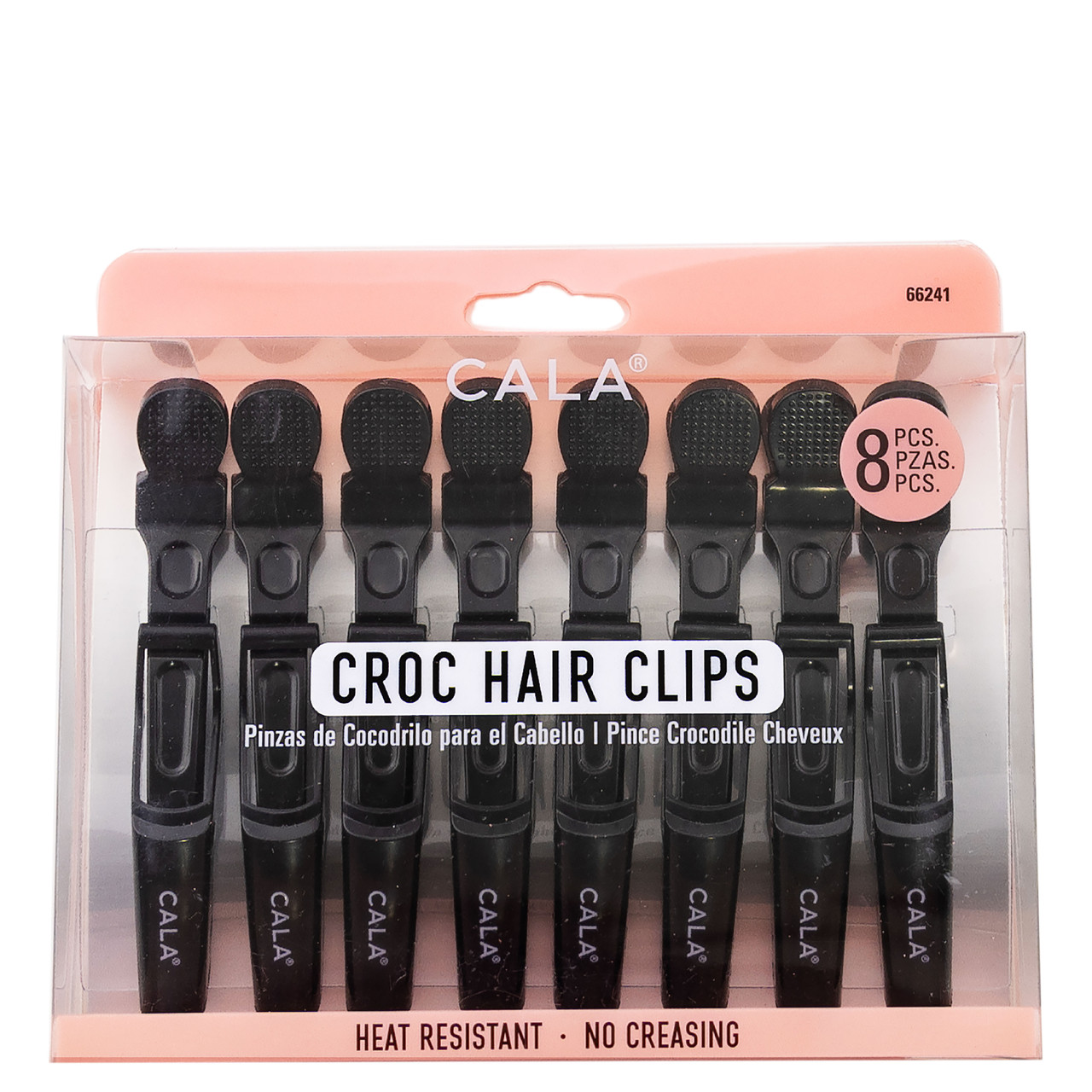 CALA CROC HAIR CLIPS 8PC/PK BLACK 66241 – Ultra Panama