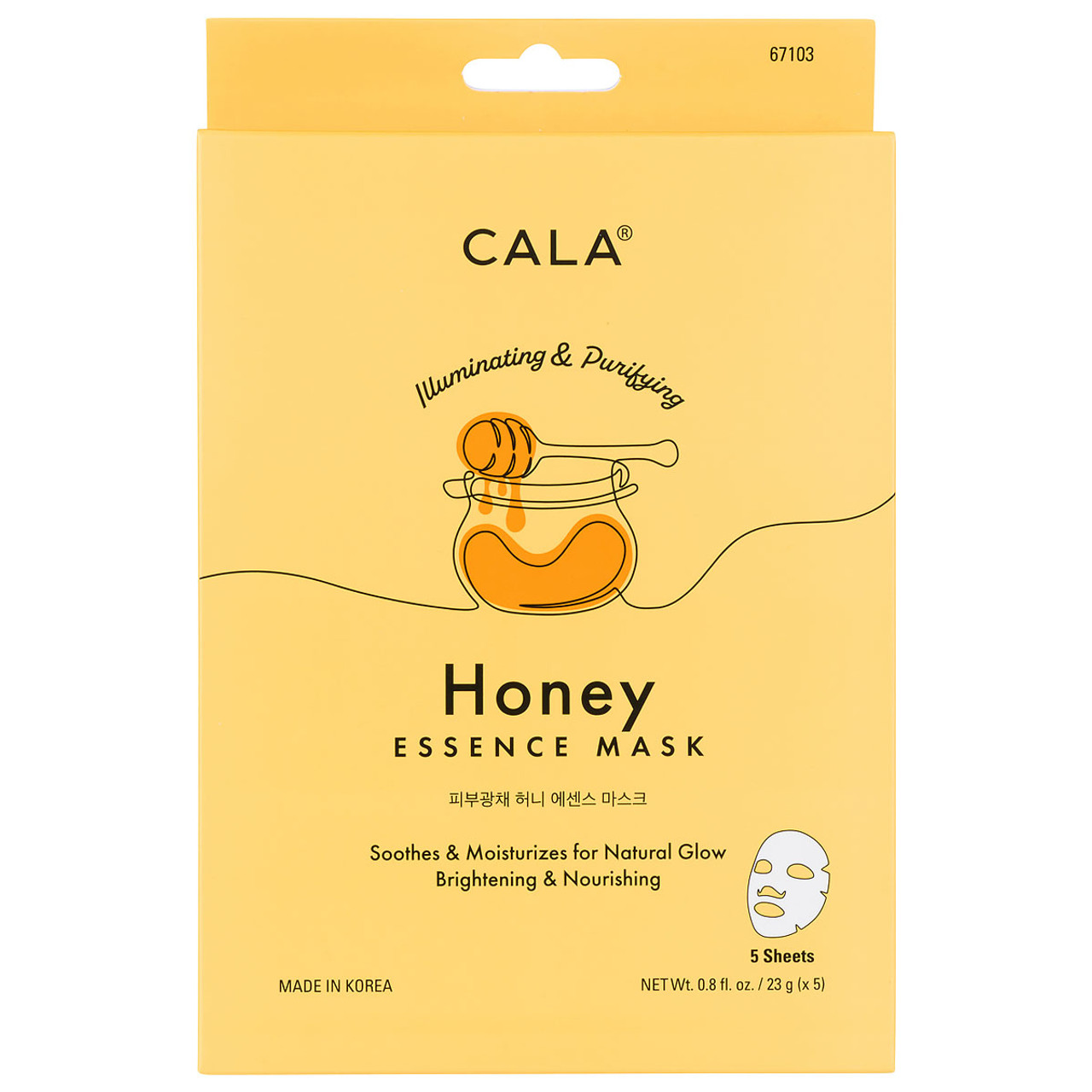 CALA ILLUMINATING HONEY ESSENCE MASK 5 SHEETS 67103 – Ultra Panama