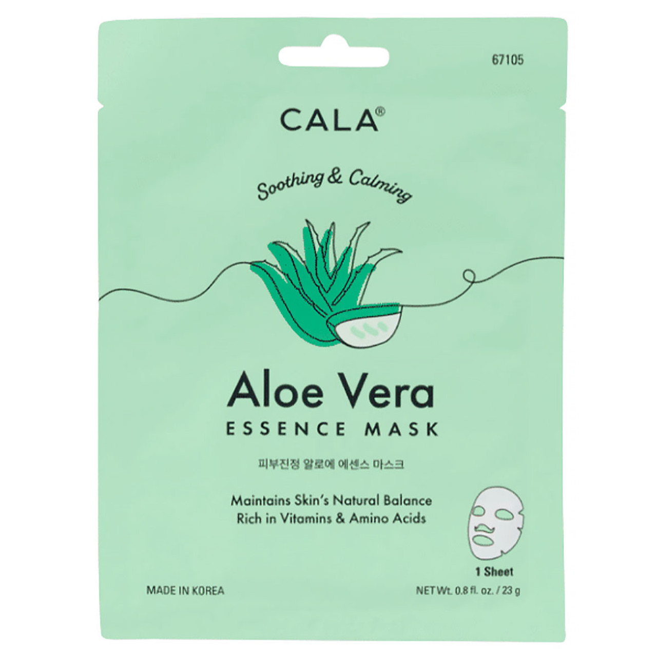 CALA SOOTHING ALOE VERA ESSENCE MASK 5 SHEETS 67105 – Ultra Panama