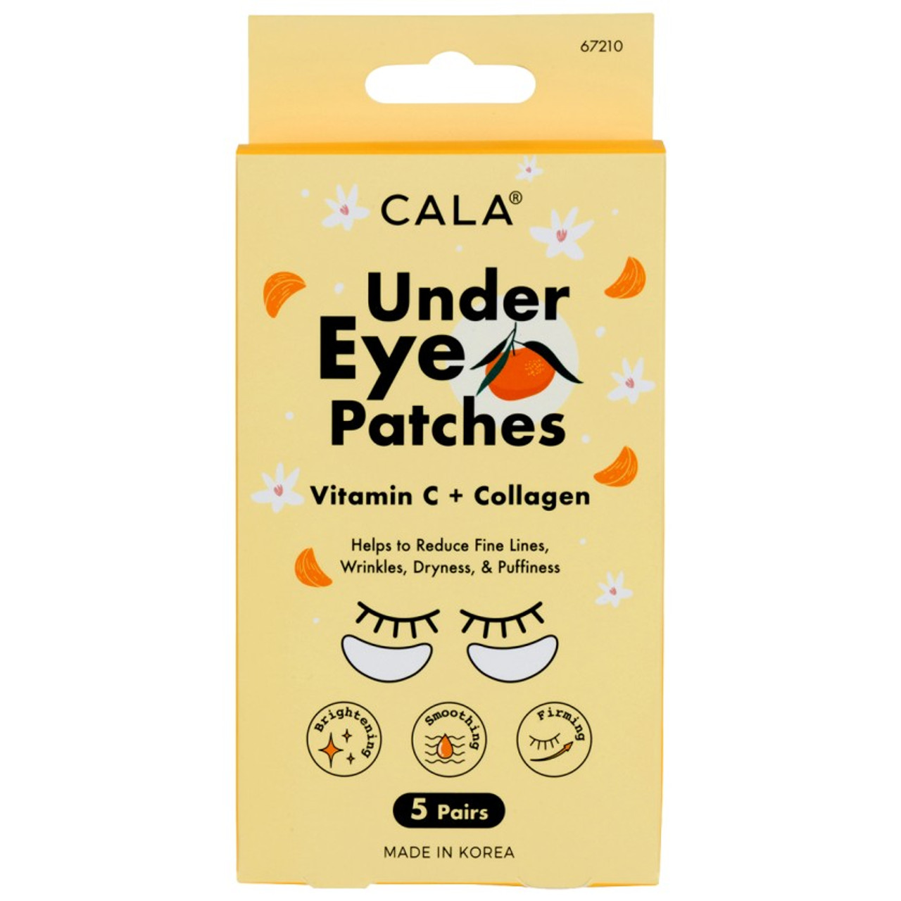 CALA UNDER EYE PATCHES VITAMIN C + COLLAGEN 5 PAIRS 67210 – Ultra Panama