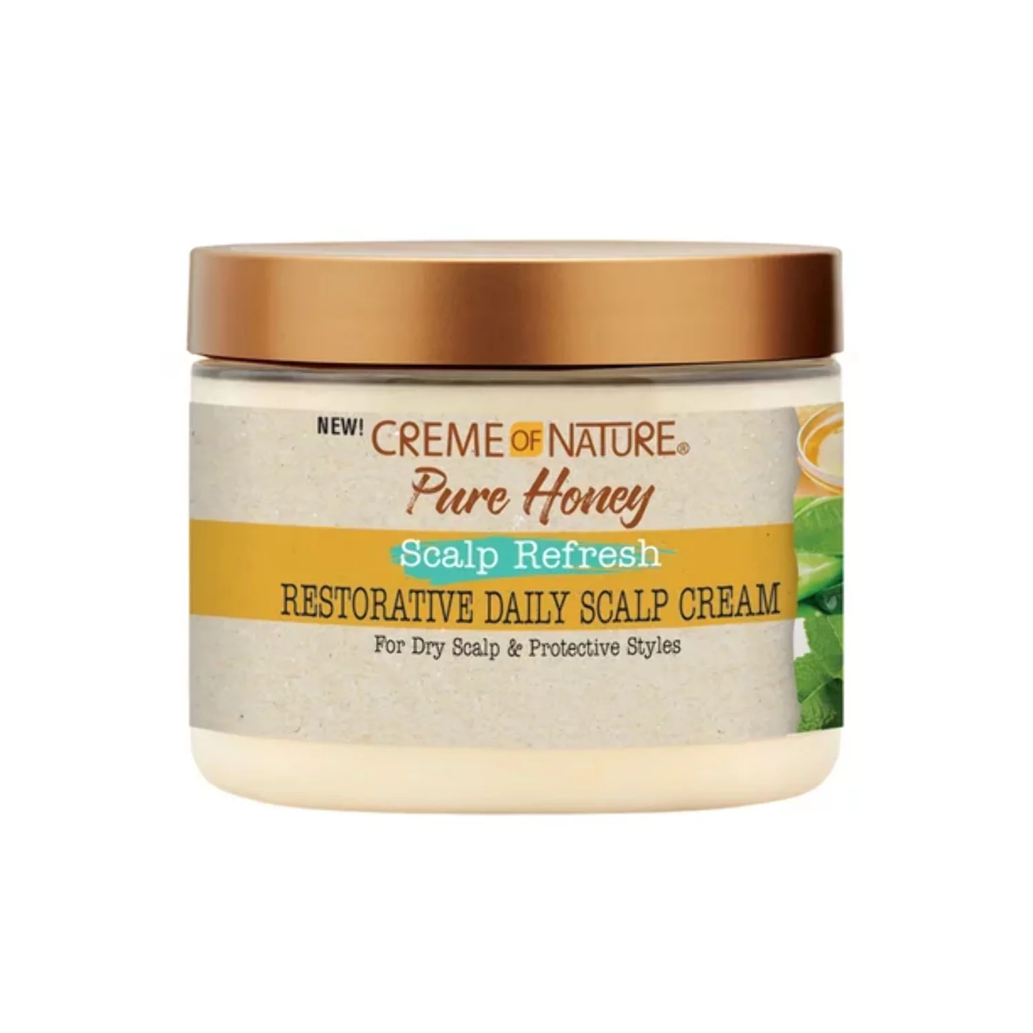 CREME OF NATURE PURE HONEY SCALP REF. RESTORATIVE DAILY SCALP CREAM ...