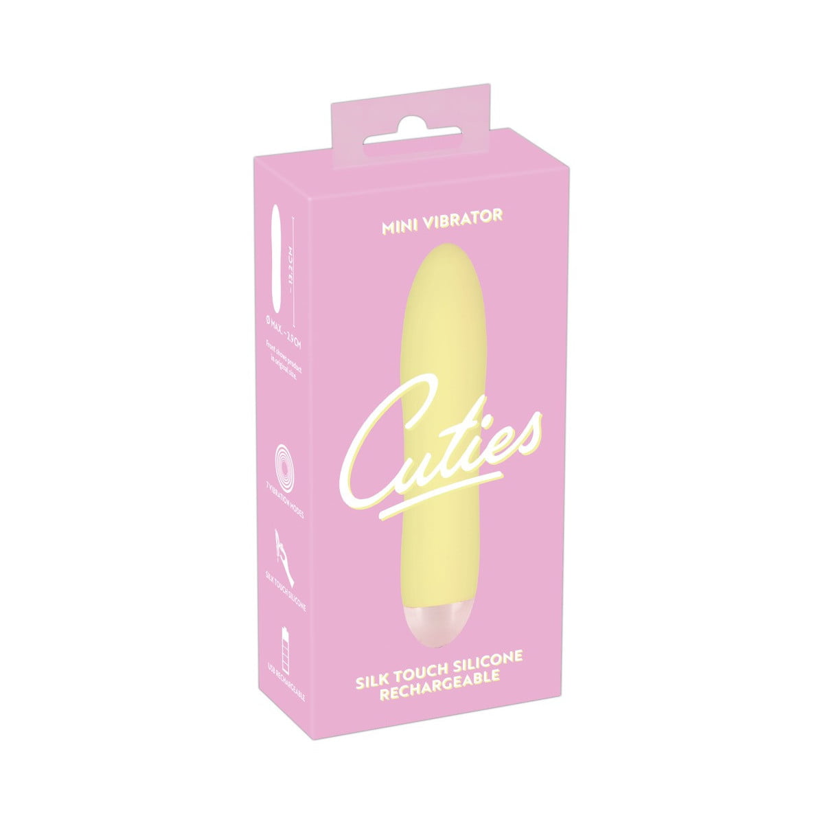 CUTIES MINI VIBRATOR YELLOW 5306 – Ultra Panama