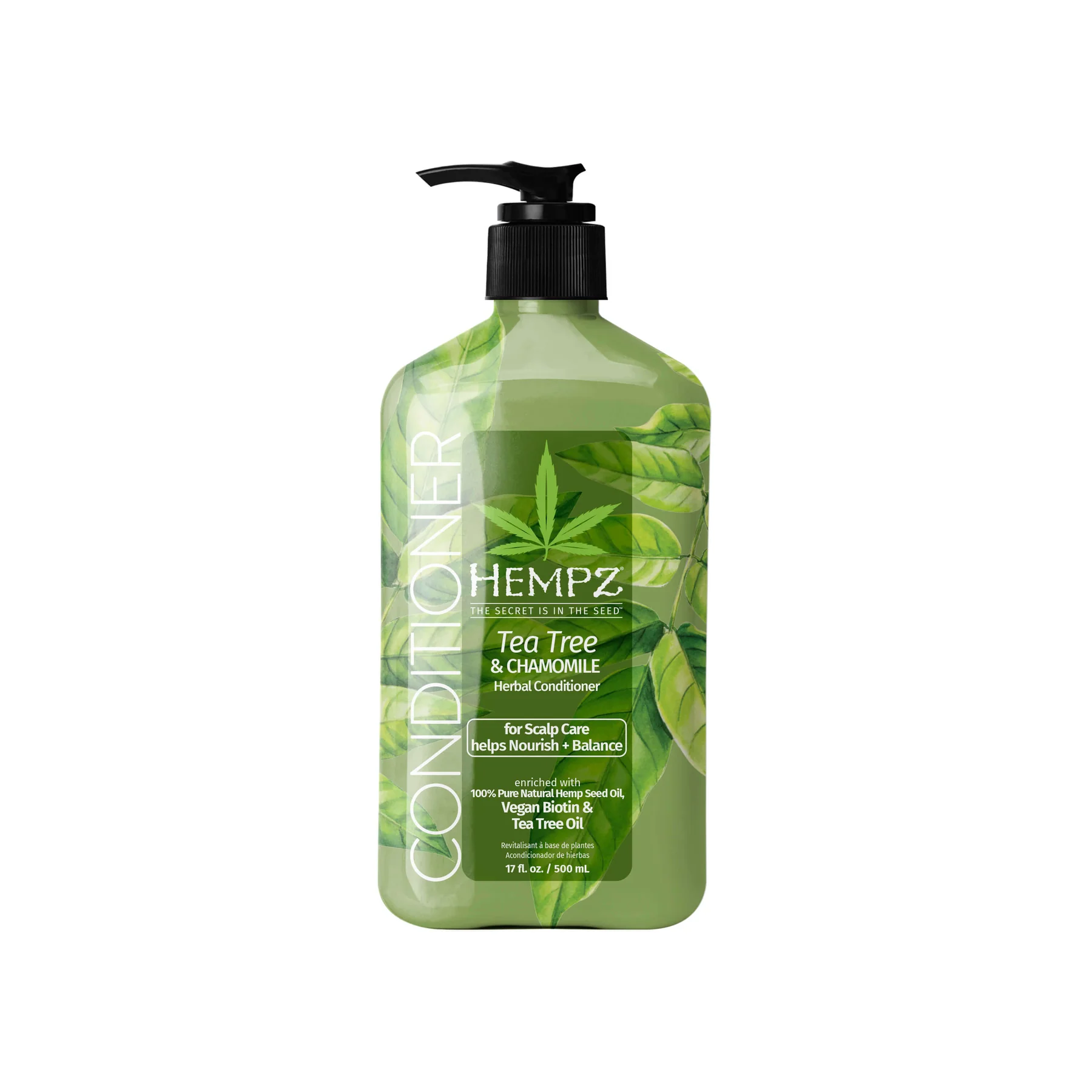 HEMPZ TEA TREE & CAMOMILE HERBAL CONDITIONER 500ml – Ultra Panama
