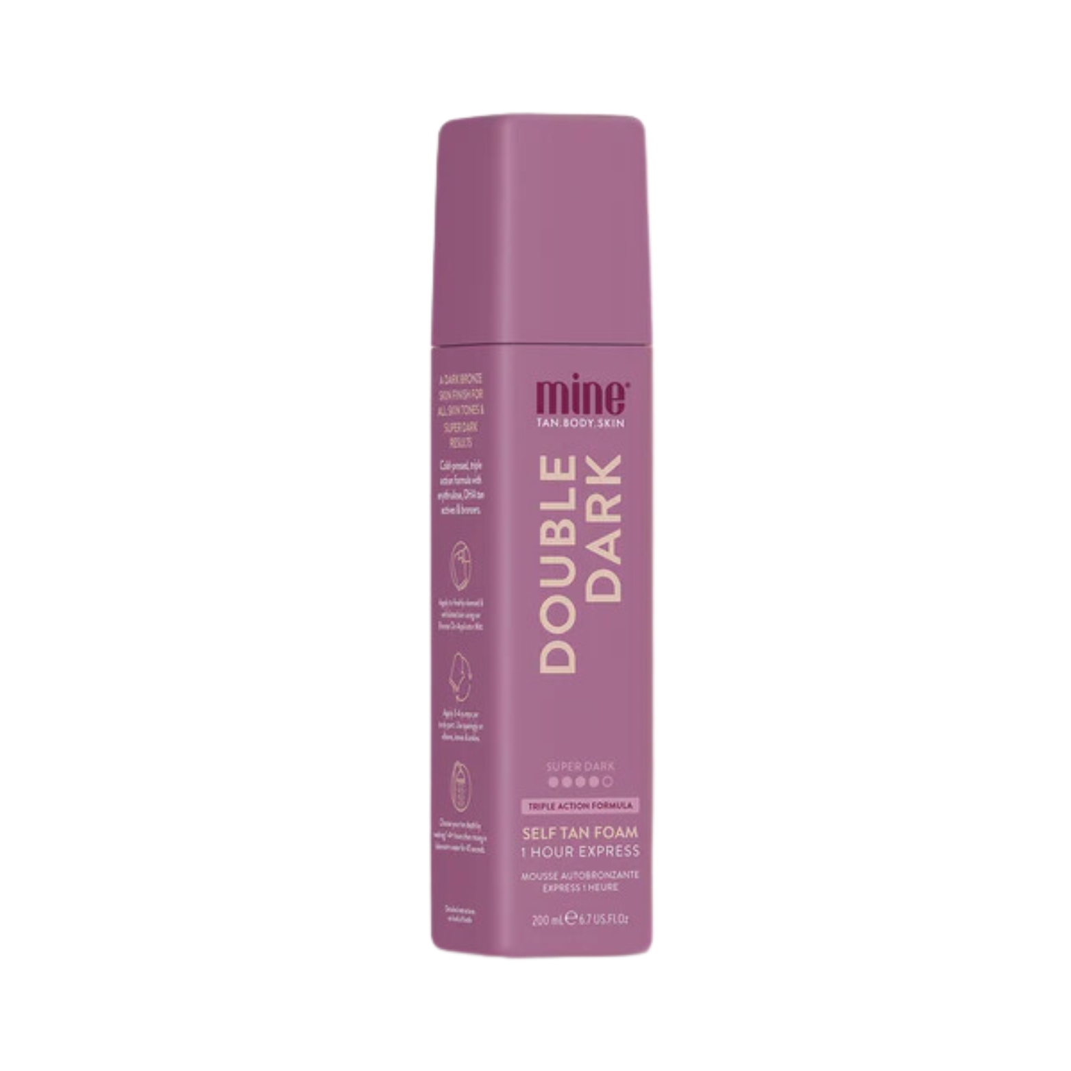MINETAN DOUBLE DARK SELF TAN FOAM 200ml – Ultra Panama