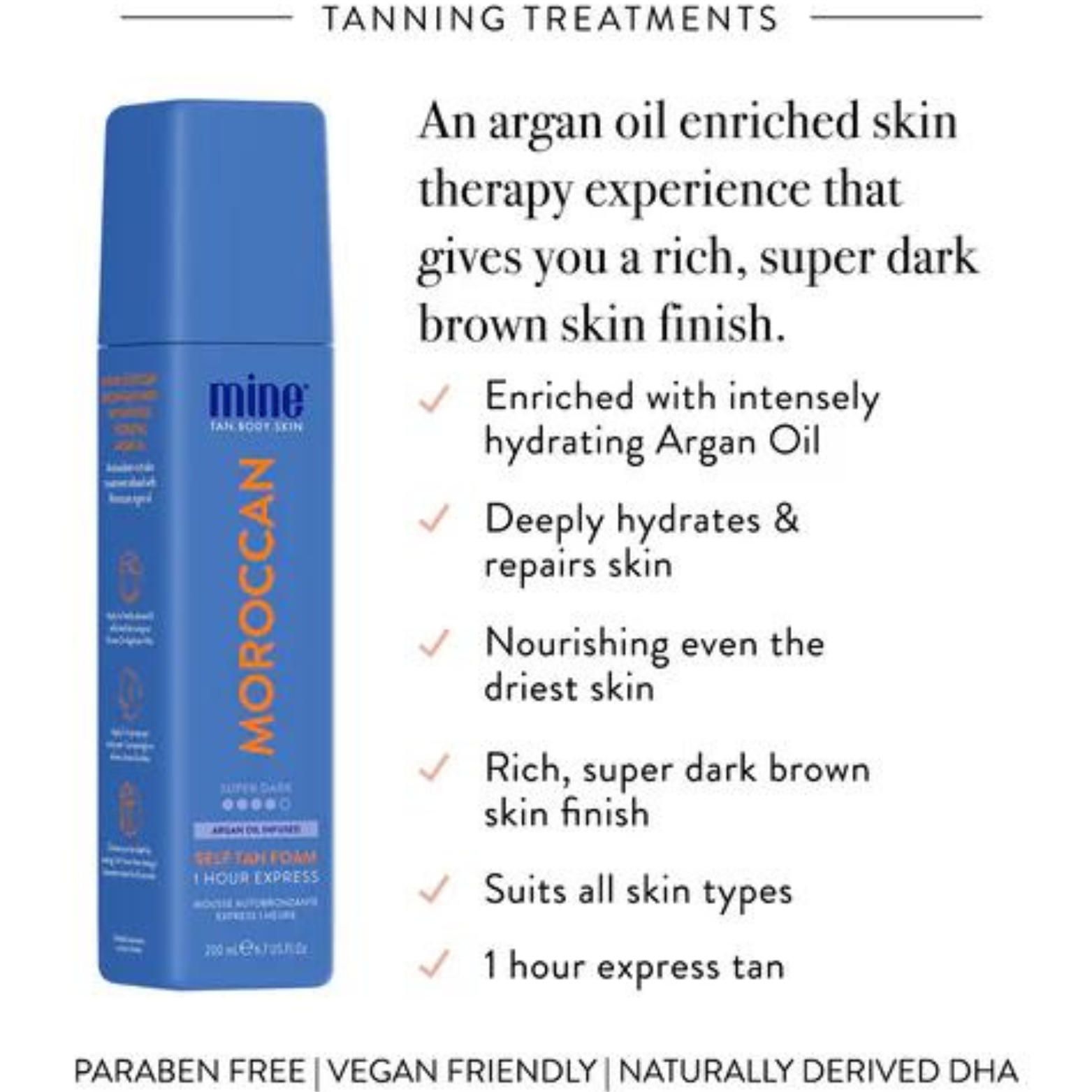 MINETAN MOROCCAN SELF TAN FOAM 200ml – Ultra Panama