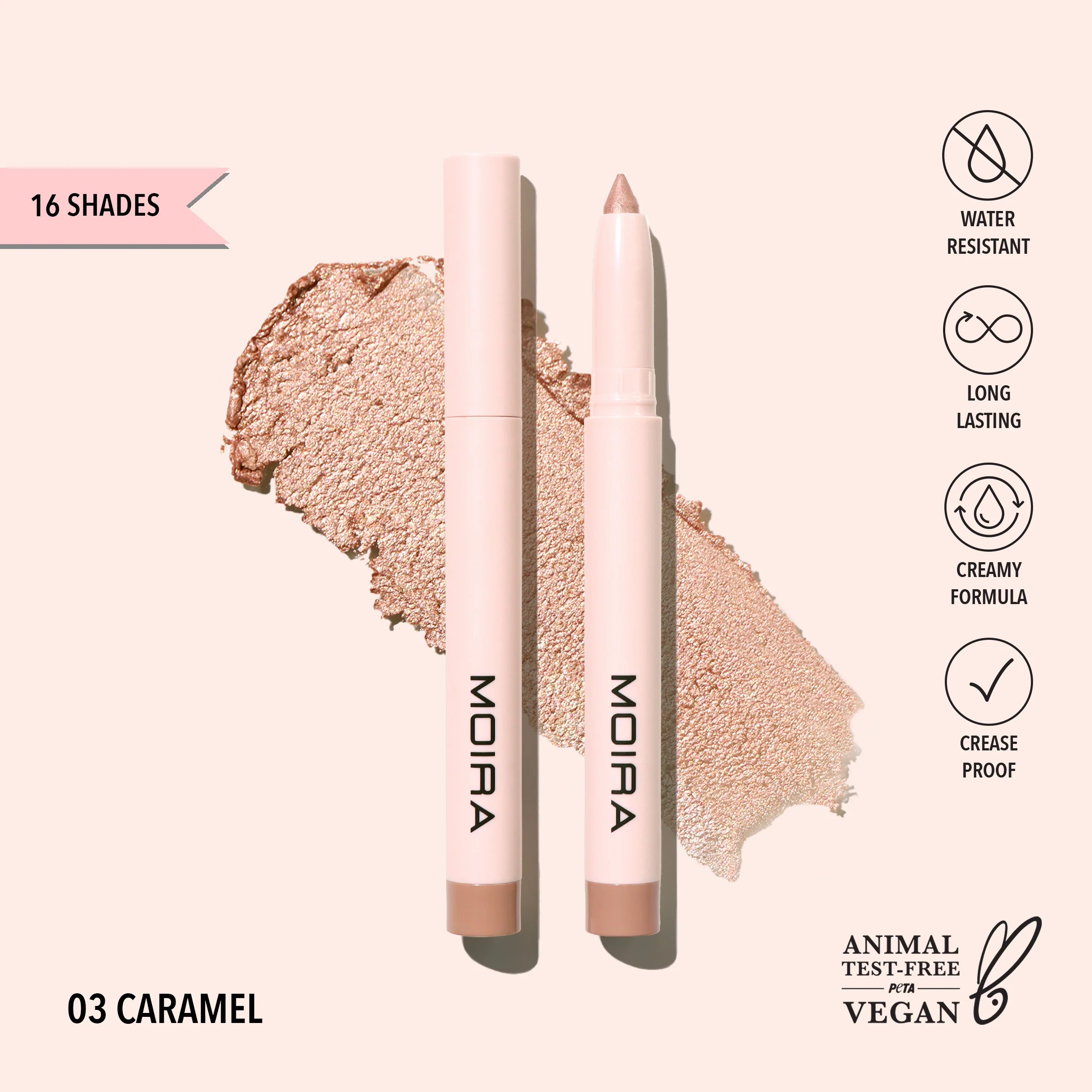 MOIRA AT GLANCE STICK SHADOW GSS003 CARAMEL – Ultra Panama