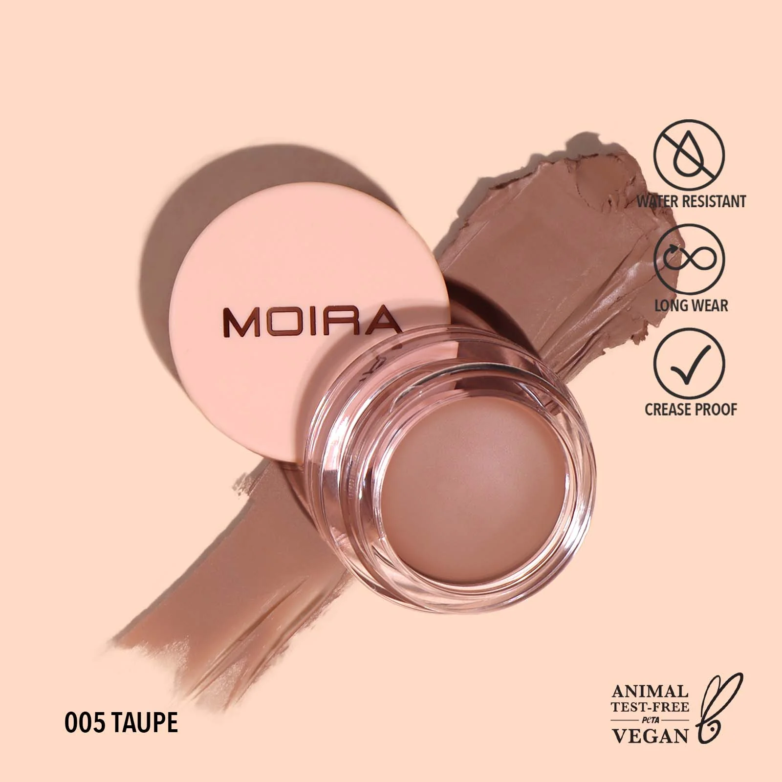 MOIRA LASTING PRIMING CREAM SHADOW 2 IN 1 05 TAUPE LAS005 5g – Ultra Panama