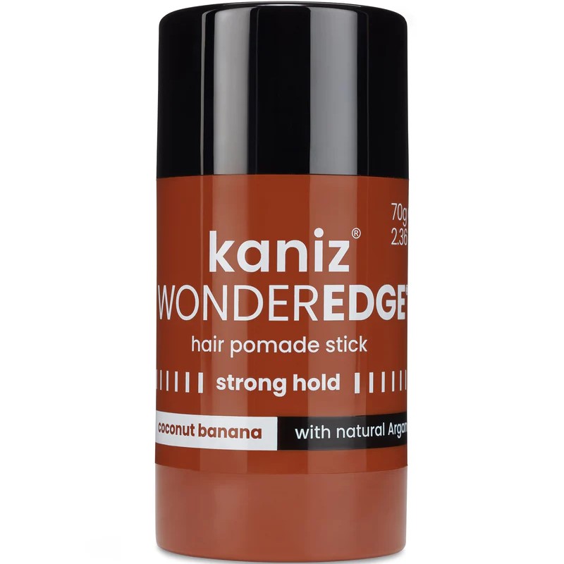 KANIZ WONDEREDGE HAIR POMADE STICK COCONUT BANANA STRONG HOLD 70g ...