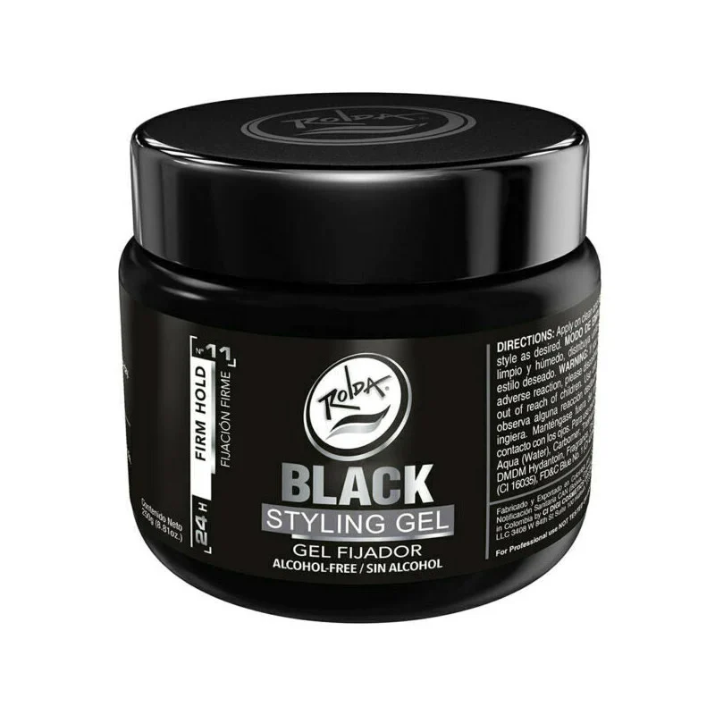 ROLDA BLACK STYLING GEL FIRM HOLD 250g – Ultra Panama