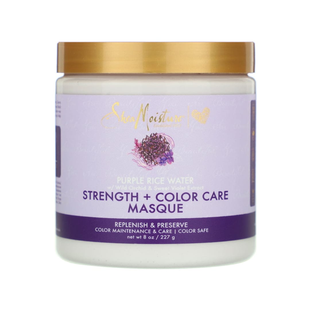 SHEA MOISTURE PURPLE RICE WATER STRENGTH + COLOR CARE MASQUE 227g ...