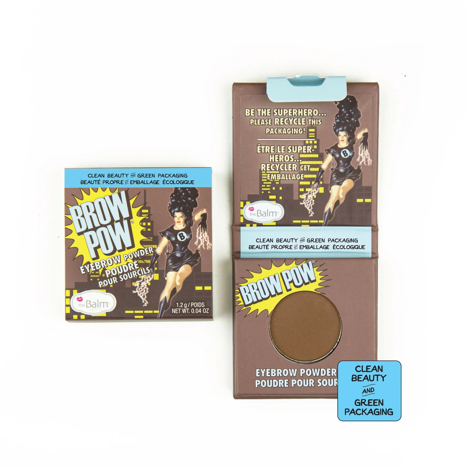 THE BALM BROW POW EYEBROW POWDER LIGHT BROWN 1.2g – Ultra Panama