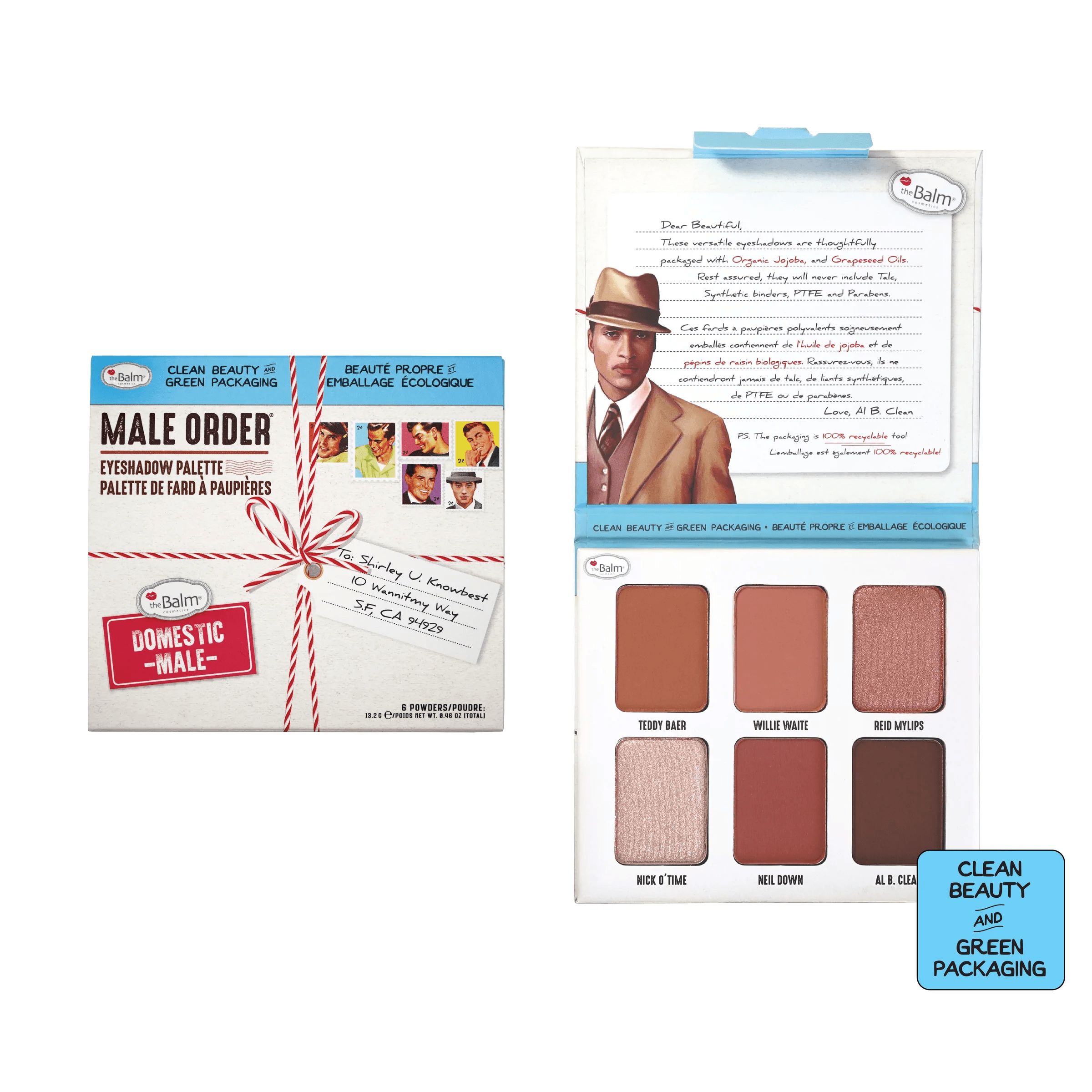 THE BALM MALE ORDER EYESHADOW PALETTE DOMESTIC MALE 13.2g – Ultra Panama