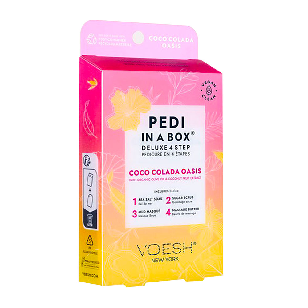 VOESH PEDI IN A BOX DELUXE 4 STEP COCO COLADA OASIS VPC208COL – Ultra ...
