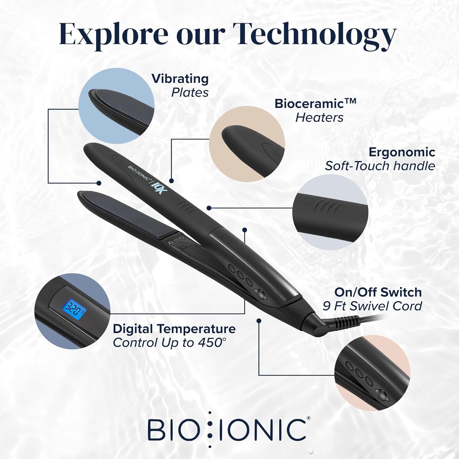 BIO IONIC 10X PRO STYLING IRON LIMITED EDITION 1″ COPPER – Ultra Panama