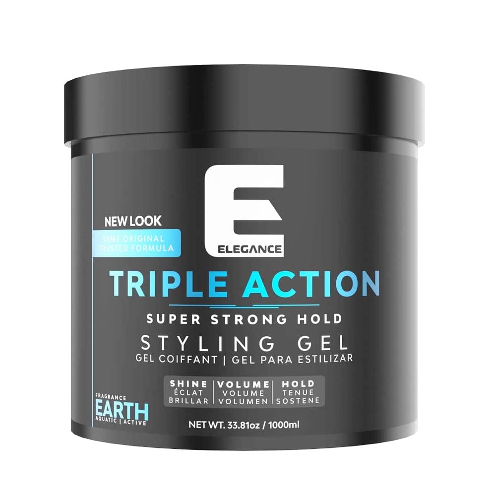 ELEGANCE TRIPLE ACTION EARTH SUPER STRONG HOLD STYLING GEL 1L – Ultra ...